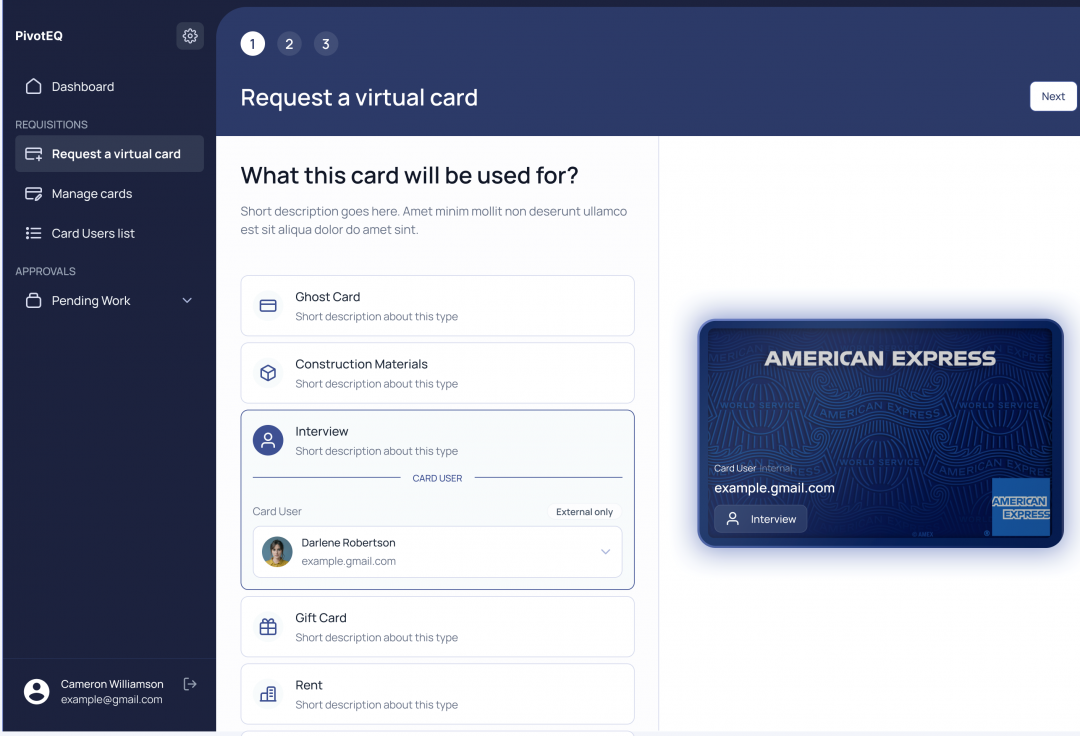 AmericanExpress_VirtualCards | Pivot Payables